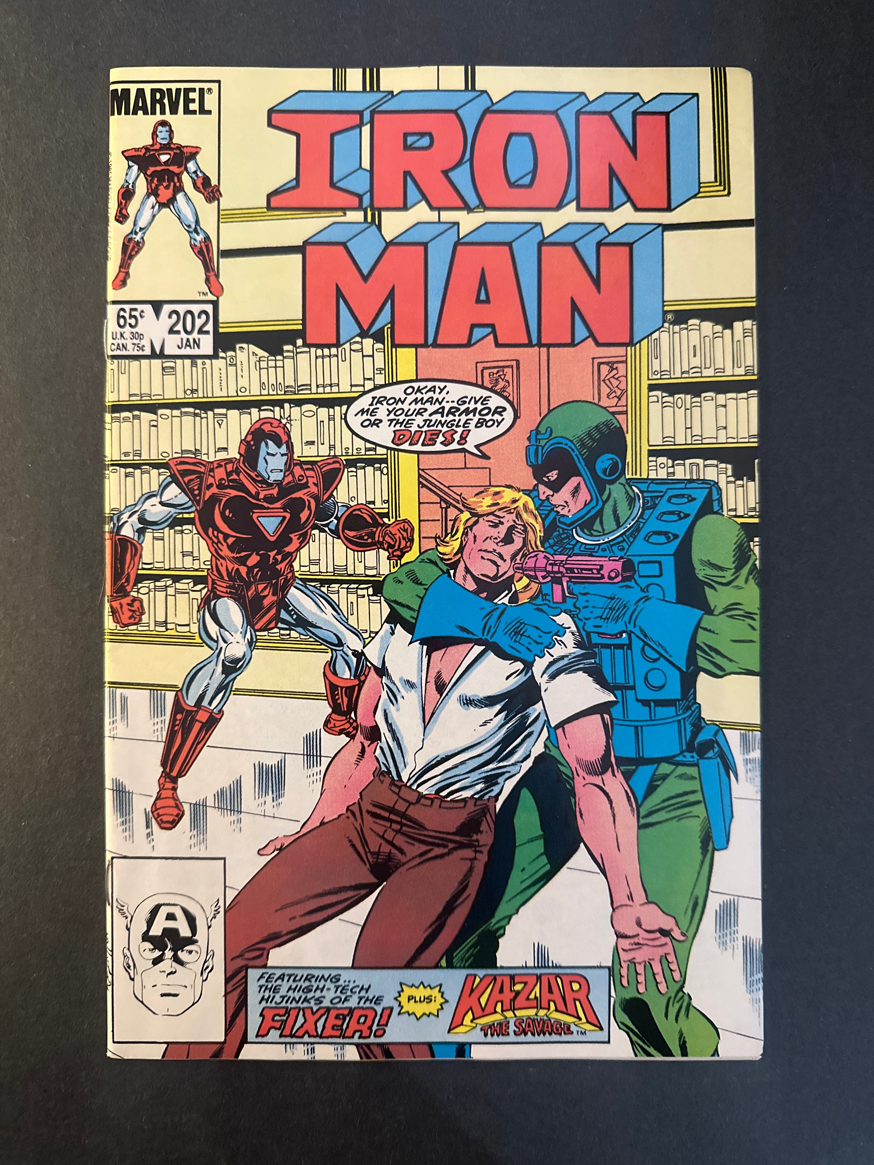 IRON MAN #202 1986 – Spider Dude Comics